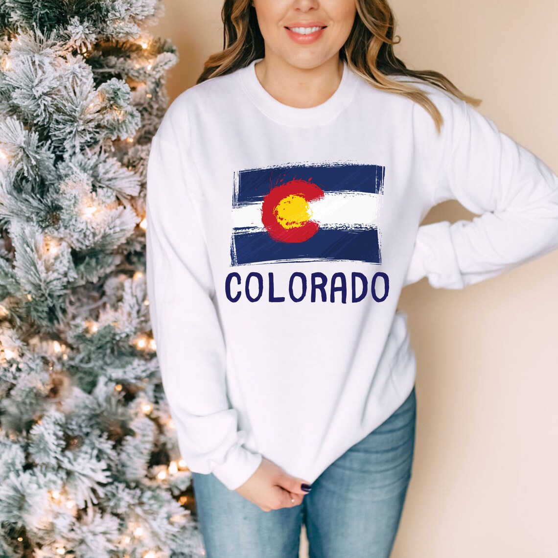 Colorado Sweatshirt Vintage Style Mountain Retro Sweatshirt | Etsy