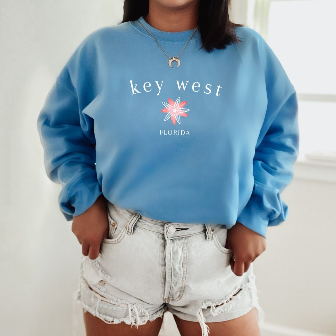 Key West Crewneck Sweatshirt Key West Florida Sweatshirt Retro Key West ...