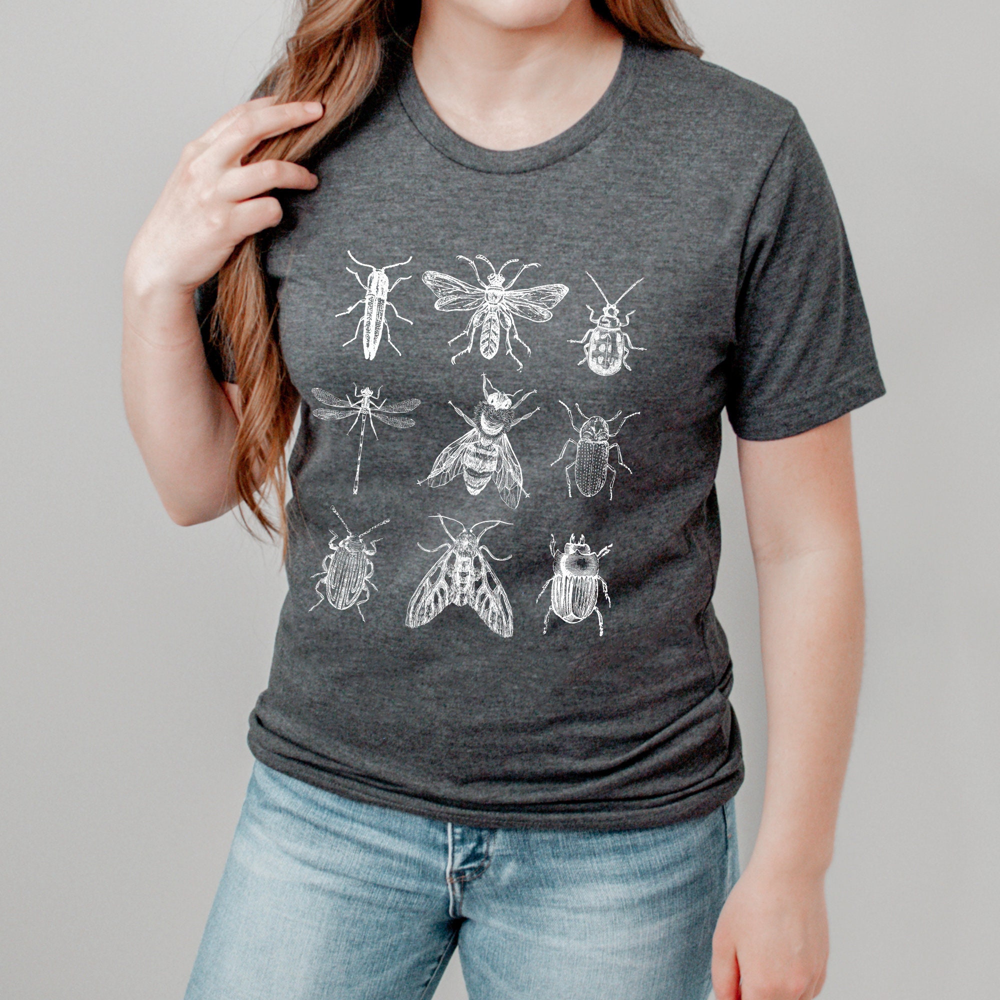 Insect Shirt Forestcore Clothing Bug Shirt Insect Lover Shirt | Etsy