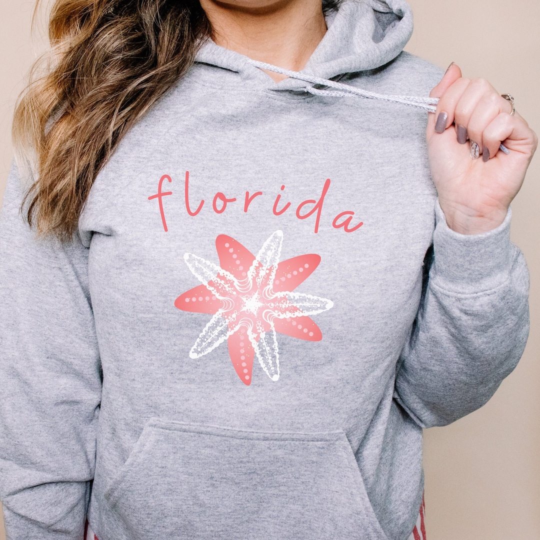 Florida Hoodie Beach Hoodie Sunshine State Florida Sweatshirt Preppy ...