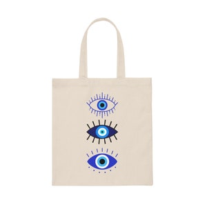 Evil Eye Tote Bag All Seeing Eye Evil Eye Print Third Eye Tote Trendy ...
