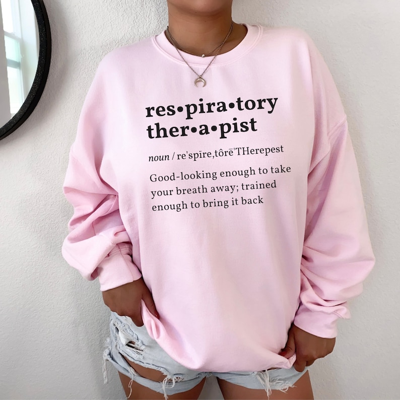 Respiratory Therapist Sweatshirt Respiratory Therapist - Etsy