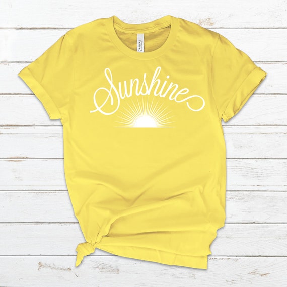 Sunshine Shirt Funny T Shirt Casual T Shirt Graphic Tee Etsy