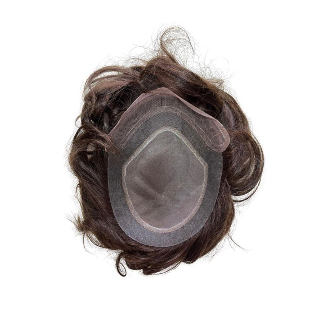 Turkish Human Hair Mono Men Toupee HHMTPL68'T'2 - Etsy