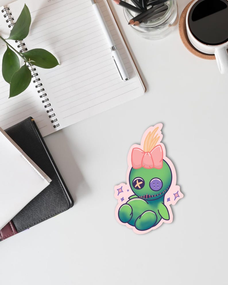 Scrump Cut Vinyl Sticker | Teacher, Stitch, Lilo Fanart, Aesthetic ...