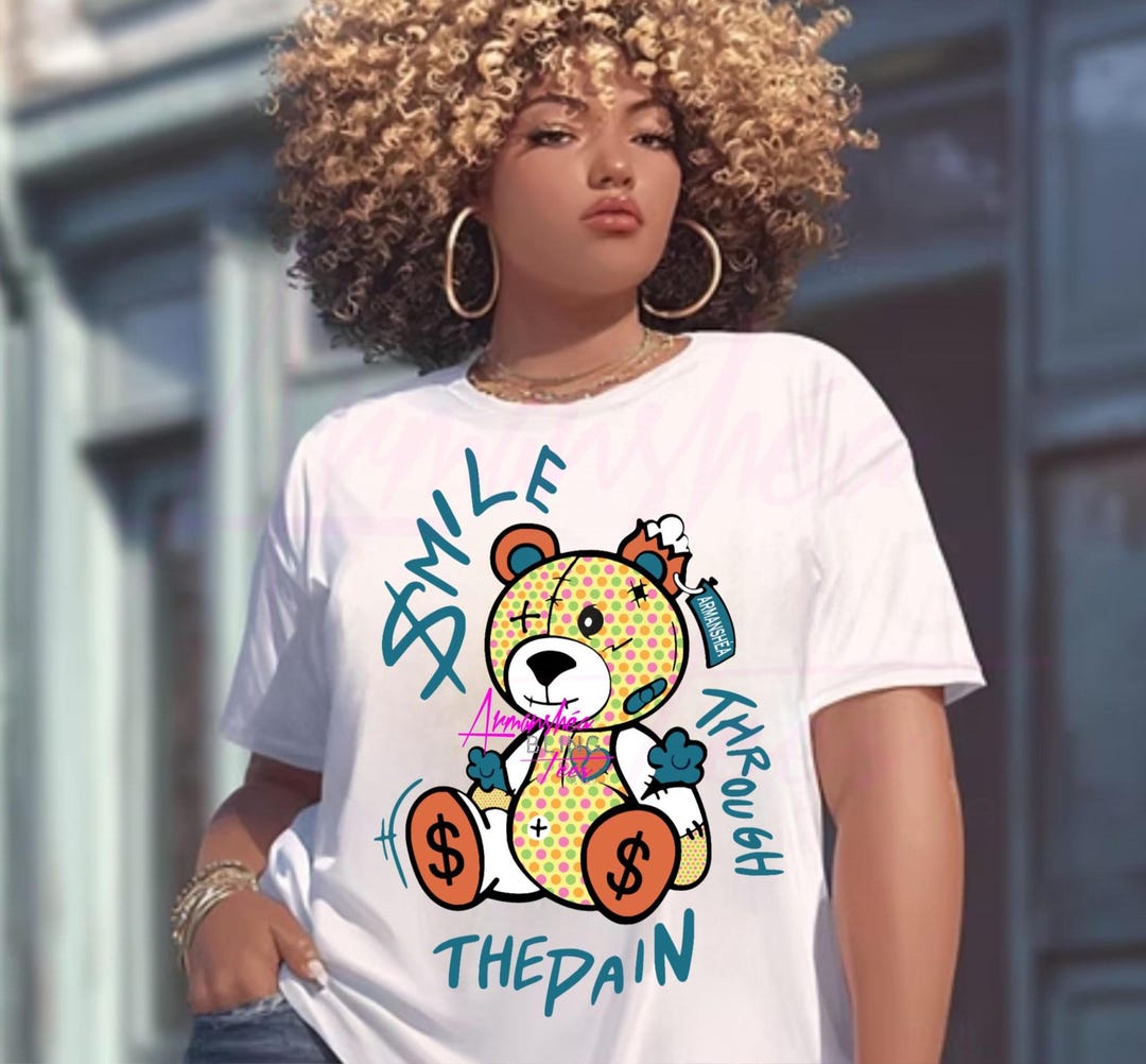Smile Through the Pain Bear PNG Digital File - Etsy