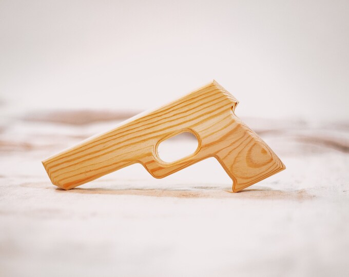 Wooden Toy Gun, Wooden Pistol, Handmade Child's Toy, Kids Boy Gift ...