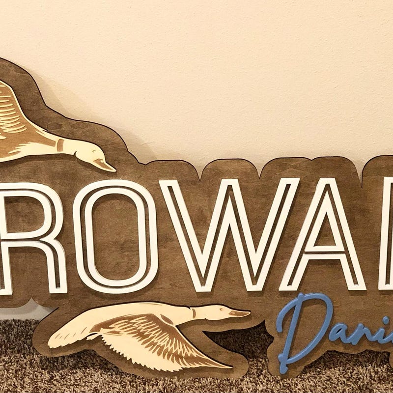 Duck Name Wall Nursery - Etsy