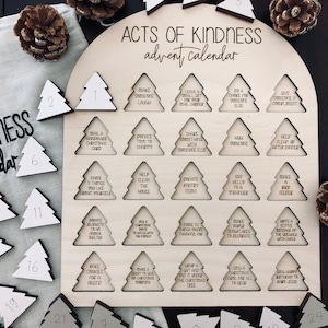 Acts of Kindness Advent Calendar: Interactive Christmas Countdown With ...