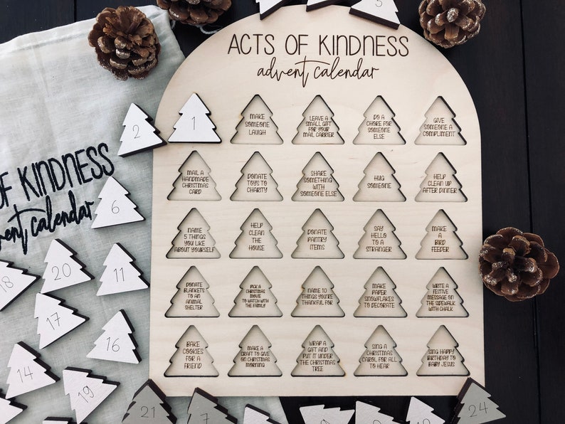 Acts of Kindness Advent Calendar: Interactive Christmas Countdown With ...