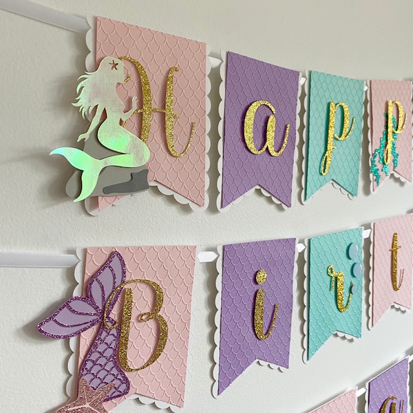 Mermaid Banner - Etsy