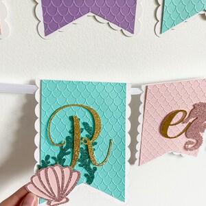 Mermaid Banner, Under the Sea Banner, Mermaid Birthday - Etsy