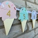 Ice Cream Monthly Picture Display Banner, Sweet One First Birthday ...
