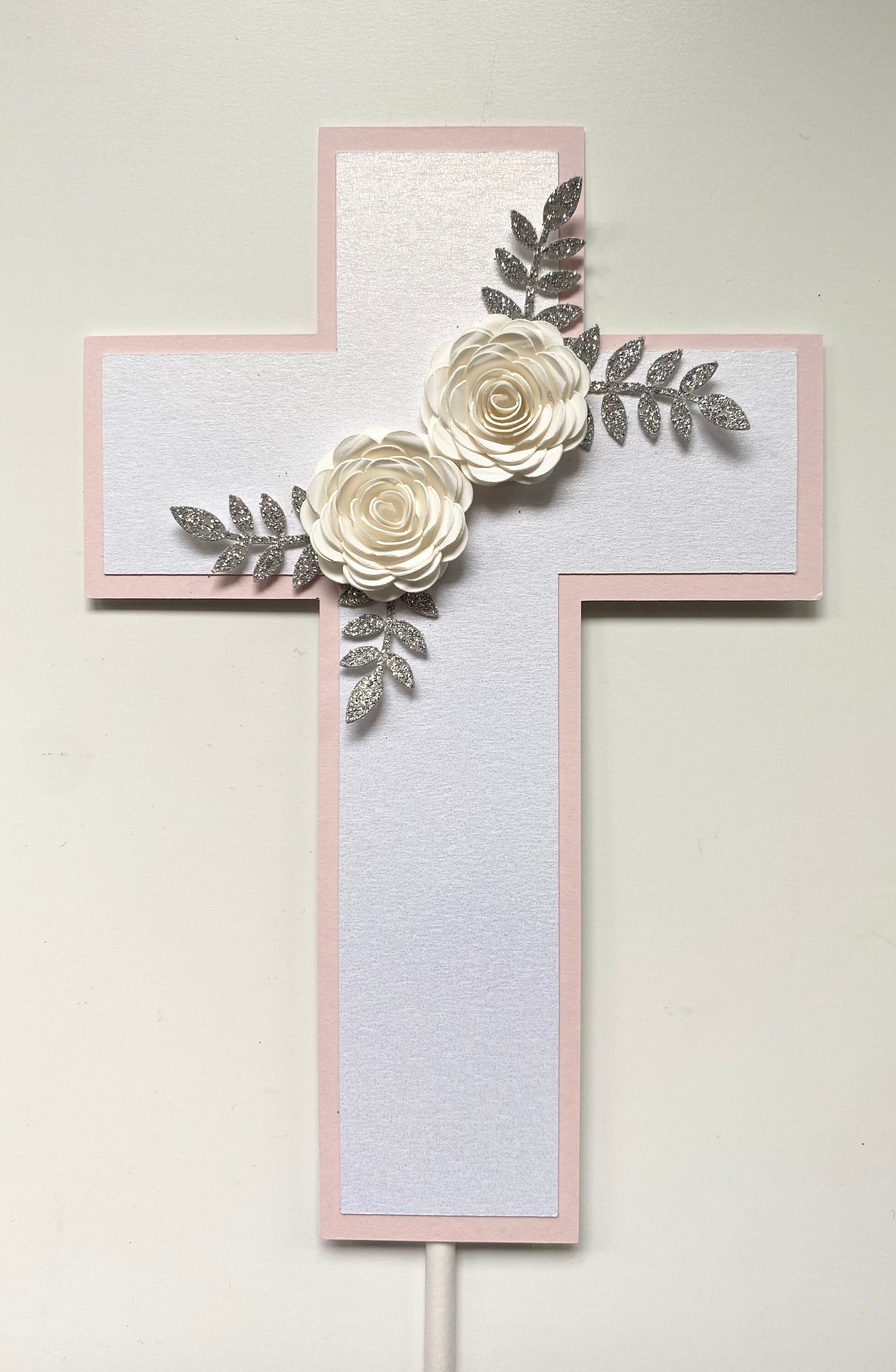 Cross Cake Topper, Baptism Cake Topper, First Communion Cake Topper ...