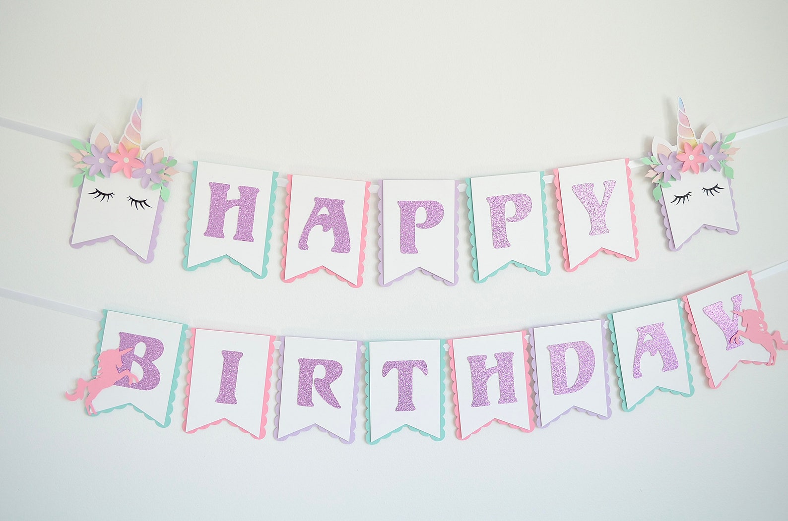 Unicorn Banner Unicorn Birthday Theme - Etsy