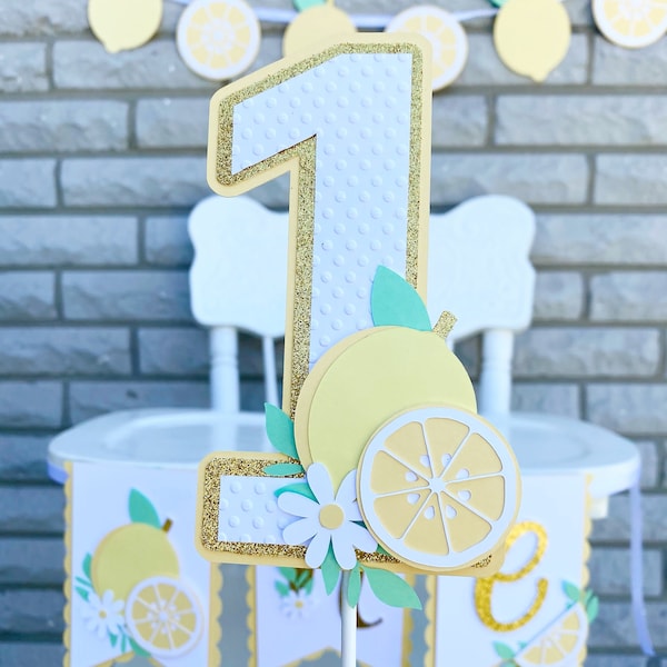 Lemon Cake Topper - Etsy