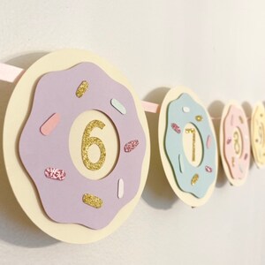 Donut Monthly Picture Display Banner, Donut Grow up First Birthday ...