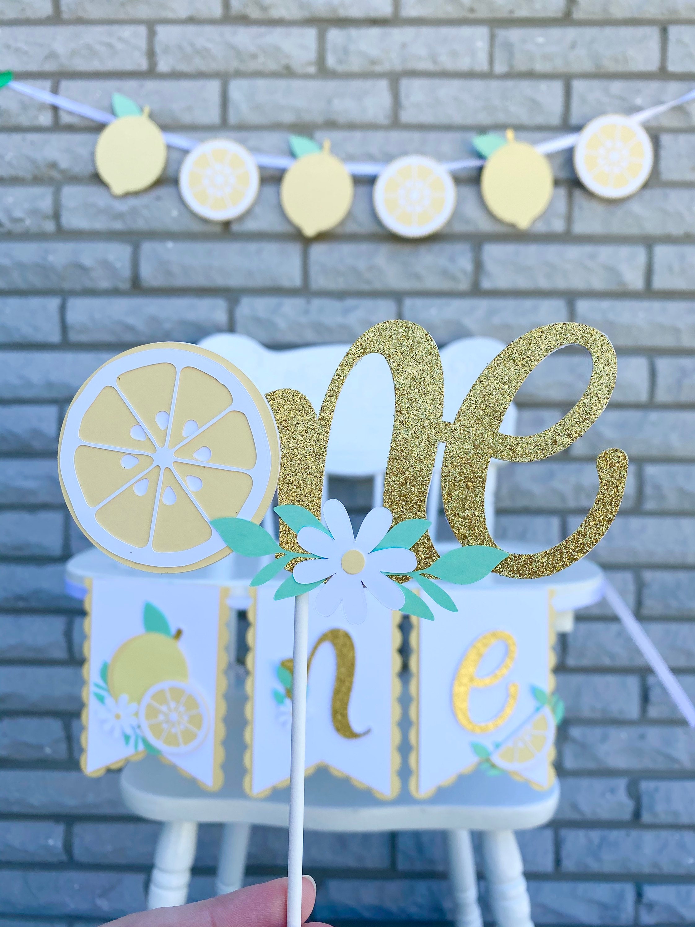 Lemonade High Chair Banner Lemonade First Birthday Lemonade | Etsy