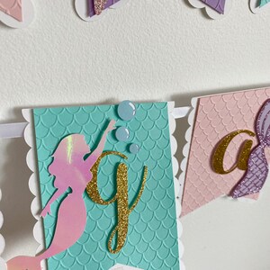 Mermaid Banner, Under the Sea Banner, Mermaid Birthday - Etsy