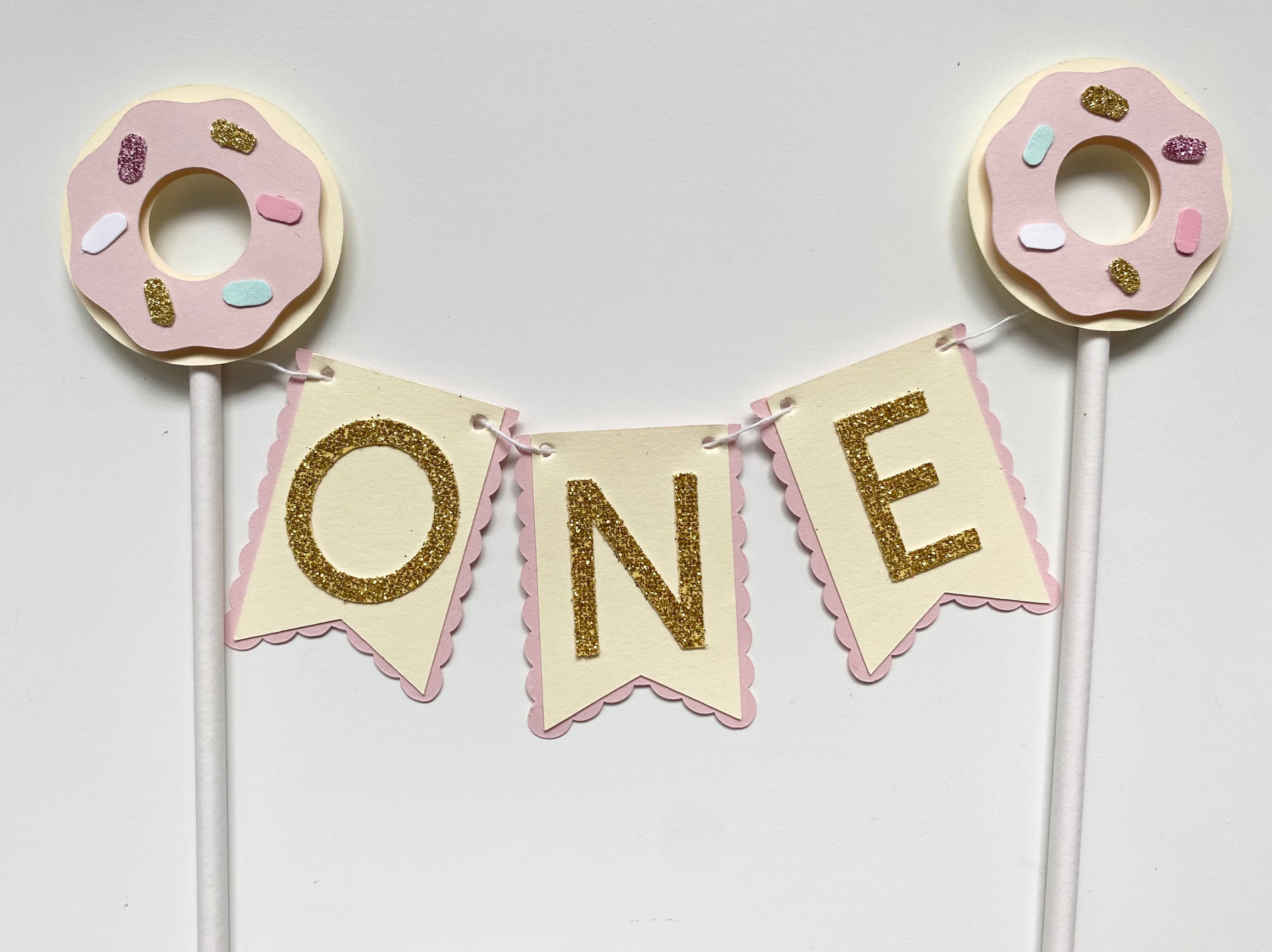 Donut Grow up Cake Topper Donut Cake Topper One Cake Topper - Etsy