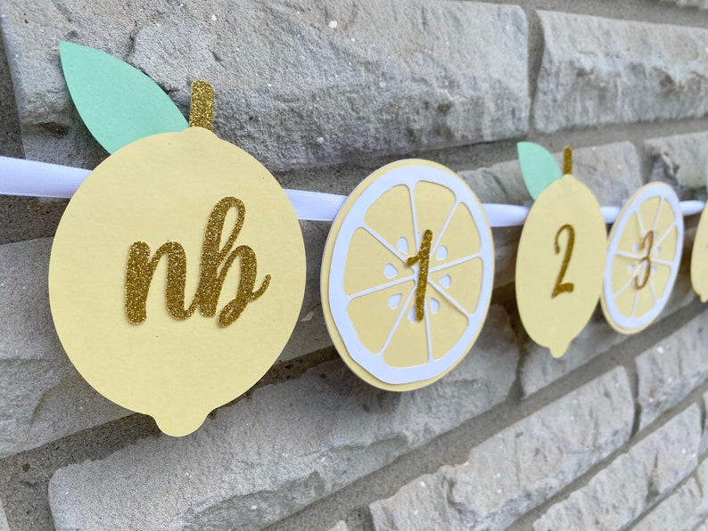 Lemonade Cake Topper, Lemon Cake Topper, Lemon First Birthday, Lemon ...