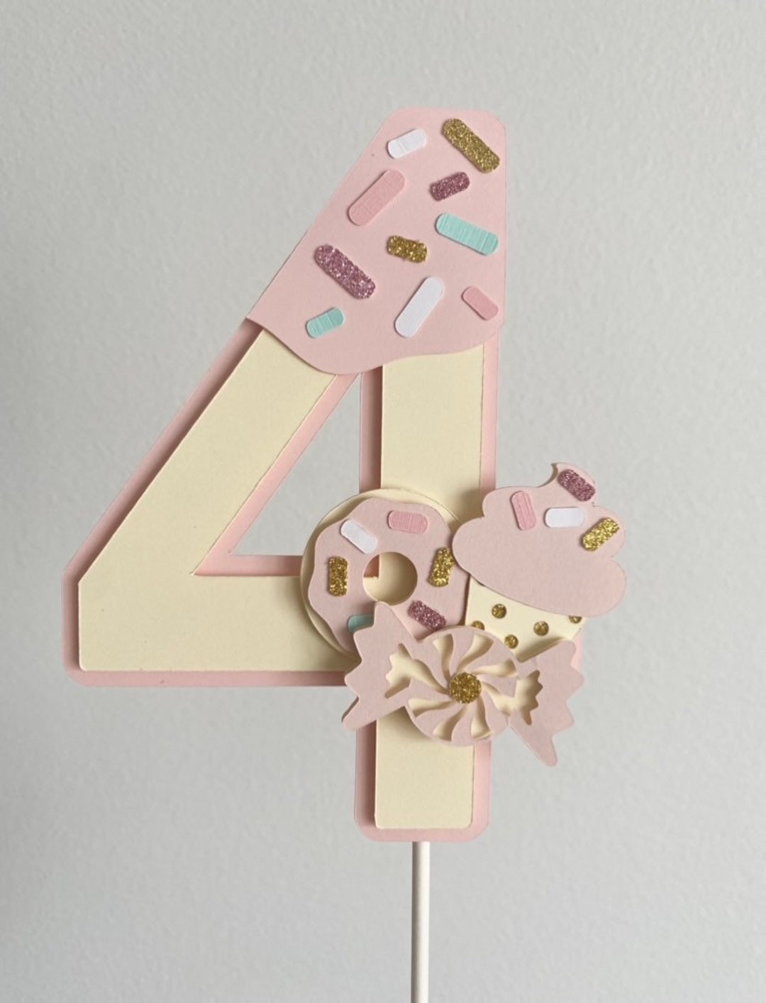 Fourever Sweet Cake Topper, Donut Birthday Decor - Etsy
