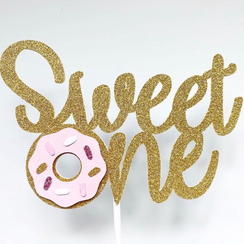 One Cake Topper - Etsy