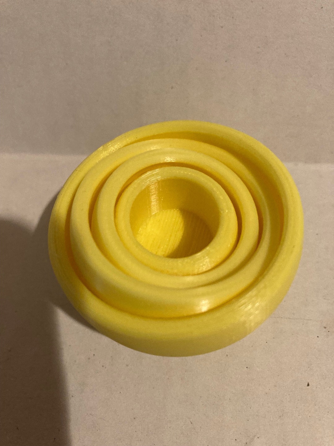 Yellow Gyroscope Fidget Toy 3D Printed Fidget Toy Fidget - Etsy