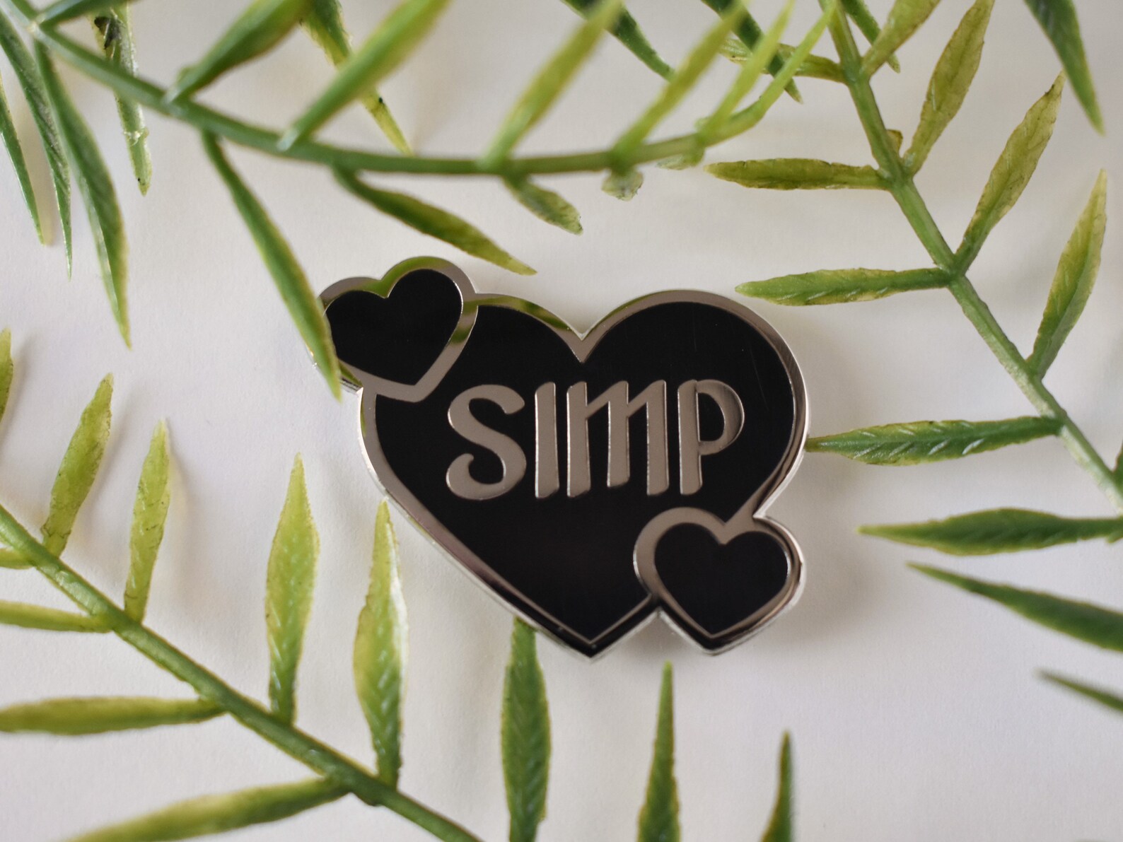 Simp Hard Enamel Pin Badge - Etsy