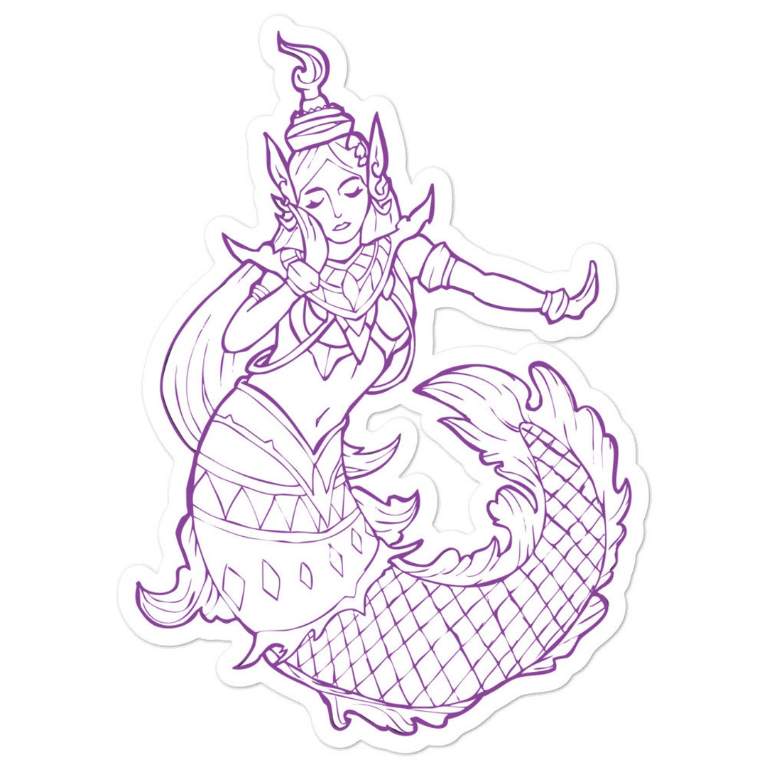 Sovann Maccha Kiss Cut Sticker - Etsy