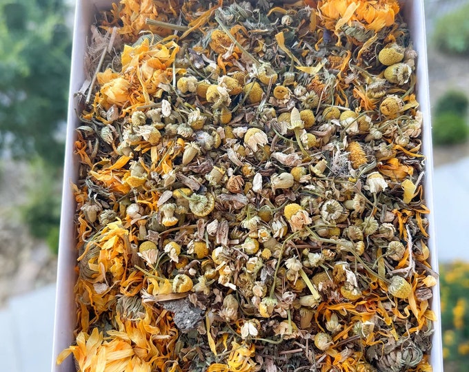 Meadow Medley Bunny Forage Mix - Organic Blend of Floral & Herbal ...