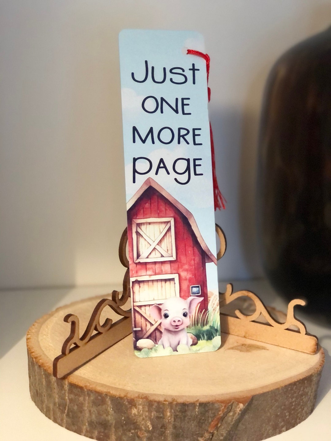 Farm Animal Bookmark - Etsy