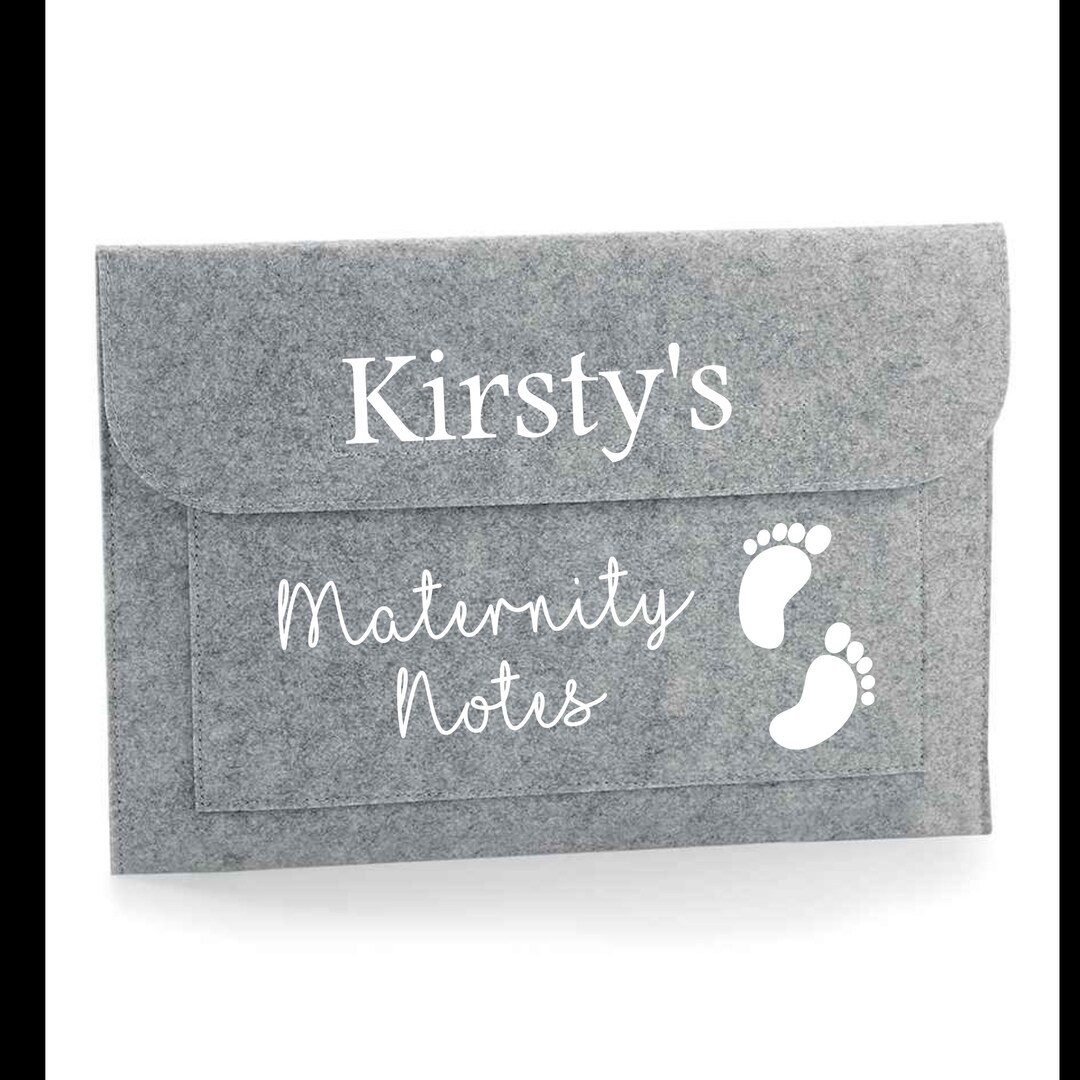 Personalised Pregnancy Notes, Maternity Folder, IVF File, Mummy to Be ...