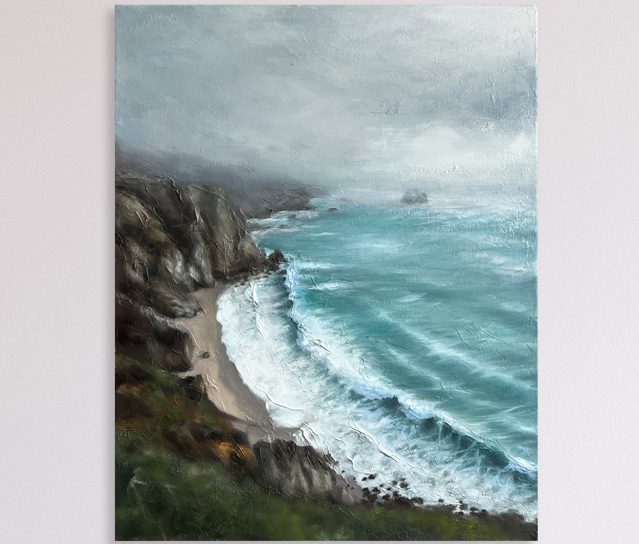 Ocean Oil Painting Oil Original Painting Painting of Ocean Oil Painting ...