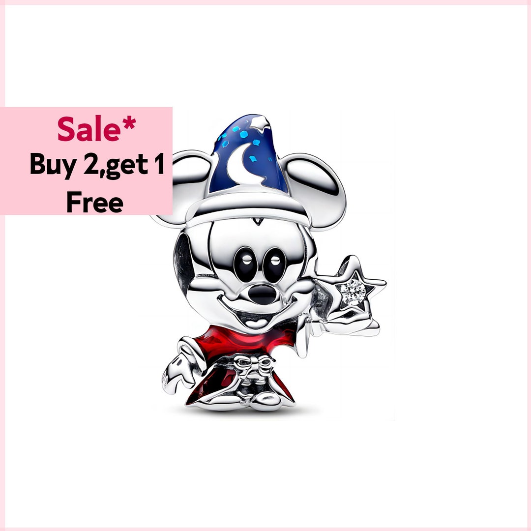 Magician Mickey Mouse Charm,charms for Bracelet,best Gifts,christmas ...