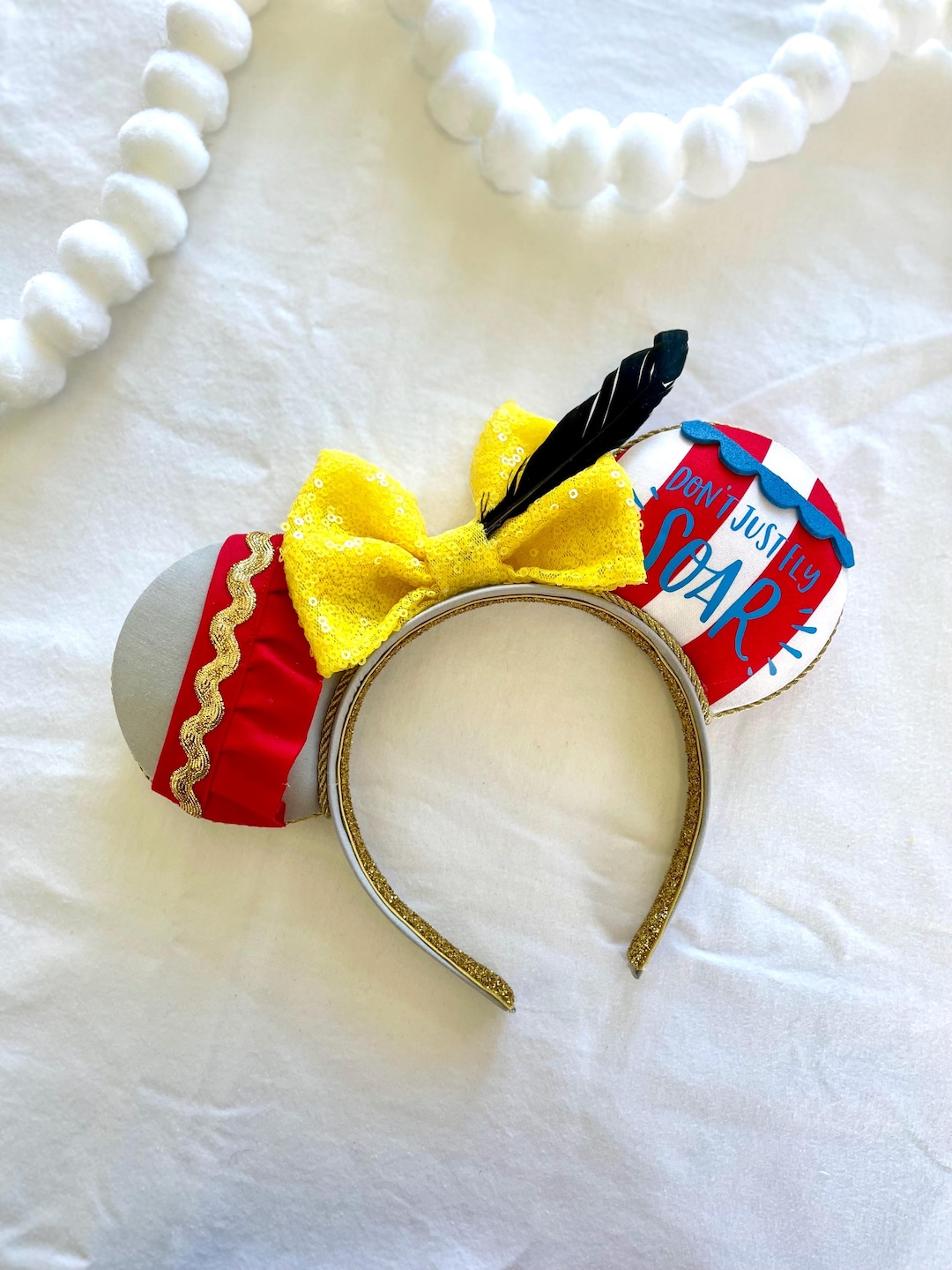 Dumbo Circus Ears Headband: Flying Elephant Park Accessory - Etsy