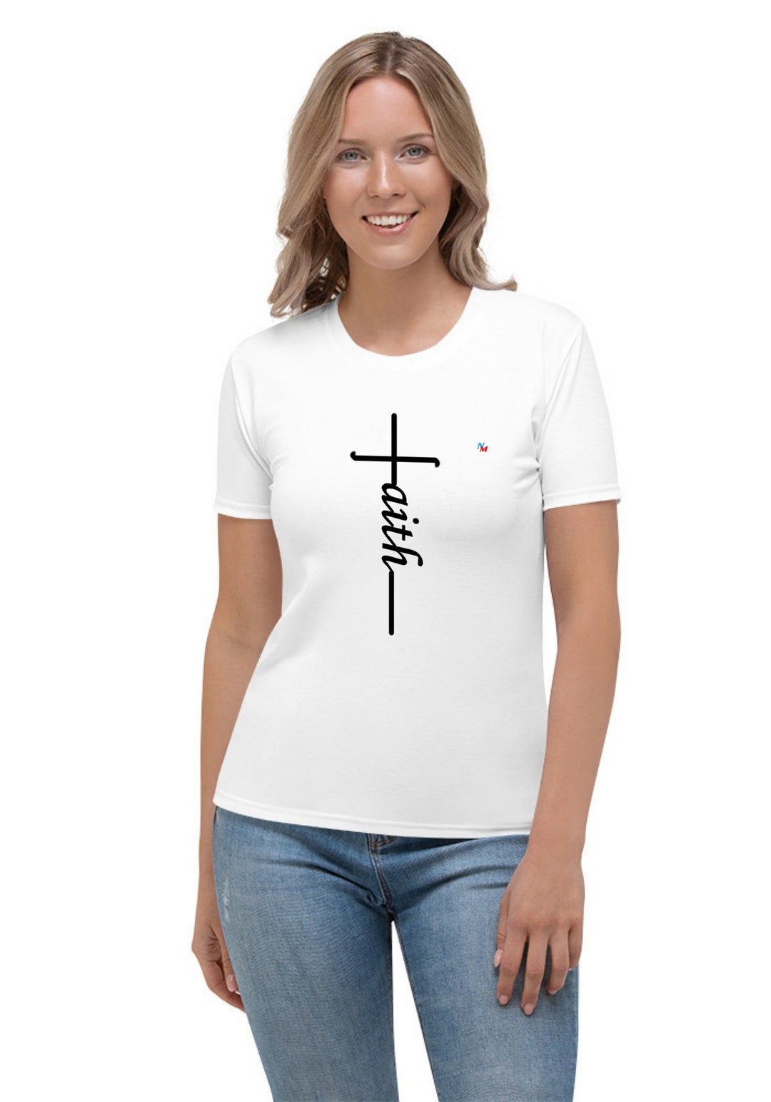 FAITH TEE SHIRT Faith Cross Christian Tee Shirt Religious - Etsy