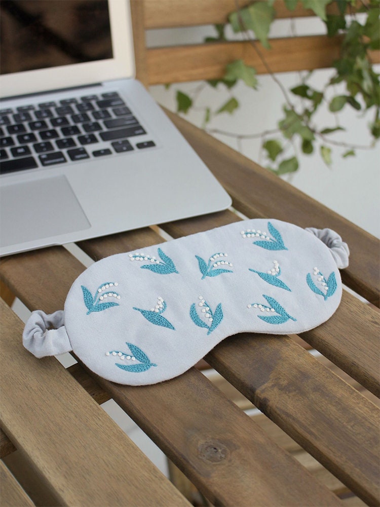 Lavender Eye Mask Bellflower Eye Mask Good Quality Embroidery Kit for ...