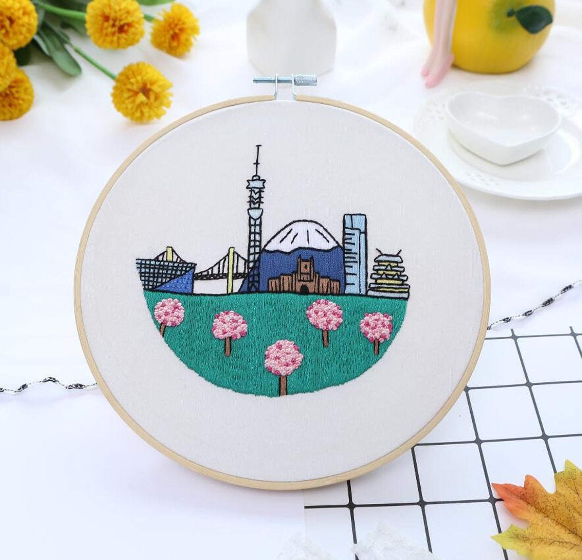 20cm Embroidery Kit Urban Embroidery Kit Beginner Urban - Etsy