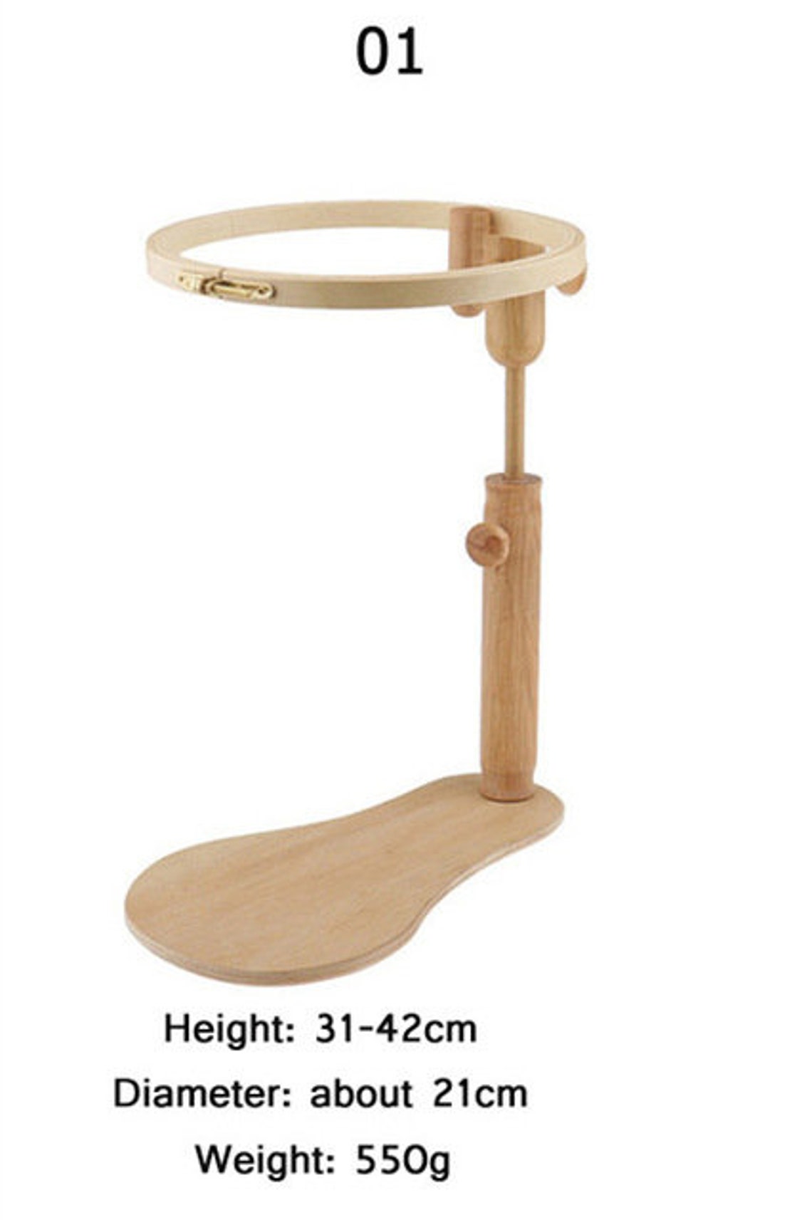Embroidery Hoop Embroidery Stand Hoop Wood Embroidery and Cross Stitch ...