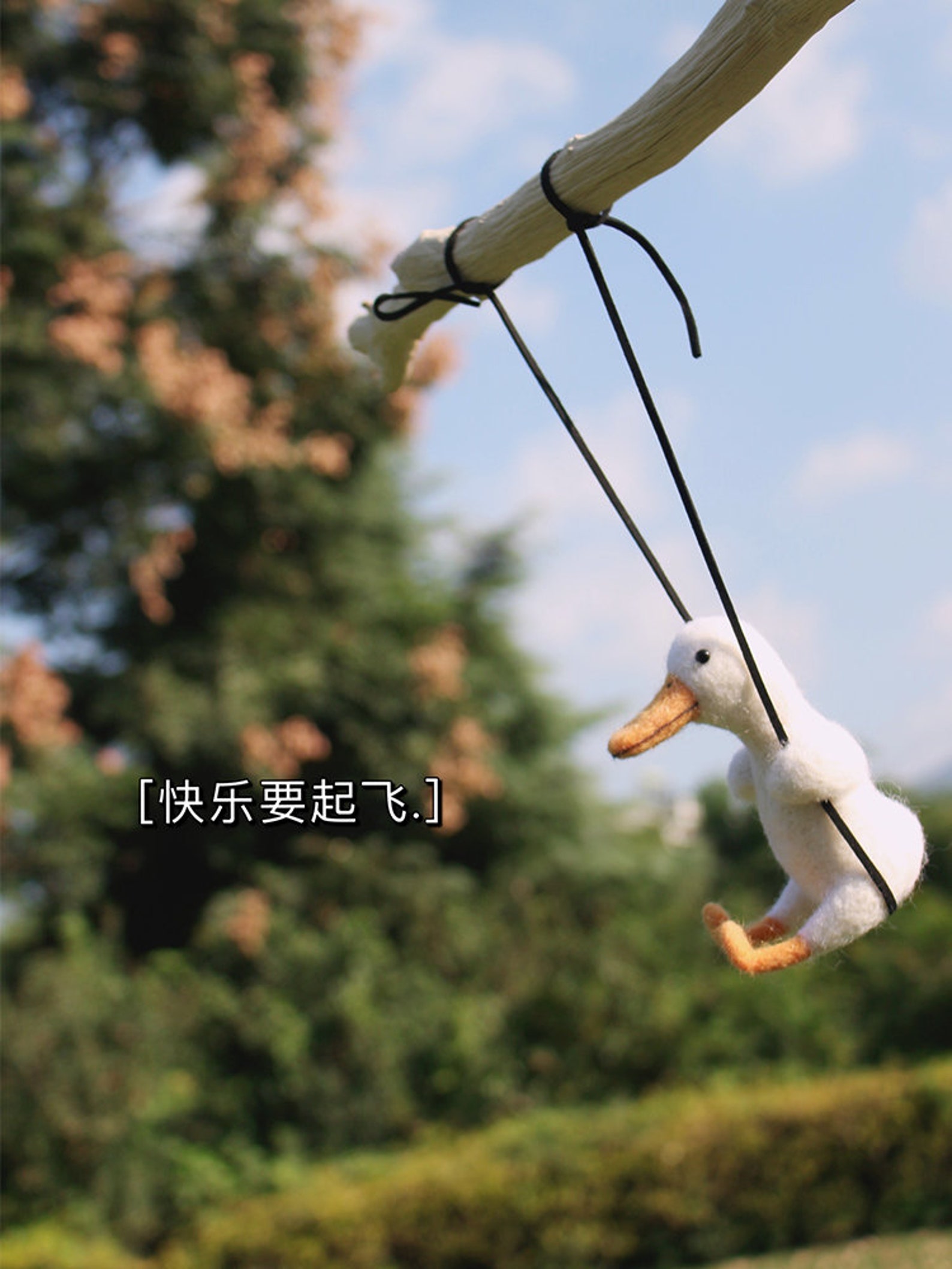 Little Duck Swing Felt Kits Diy Handmade, Children's Gifts for ...