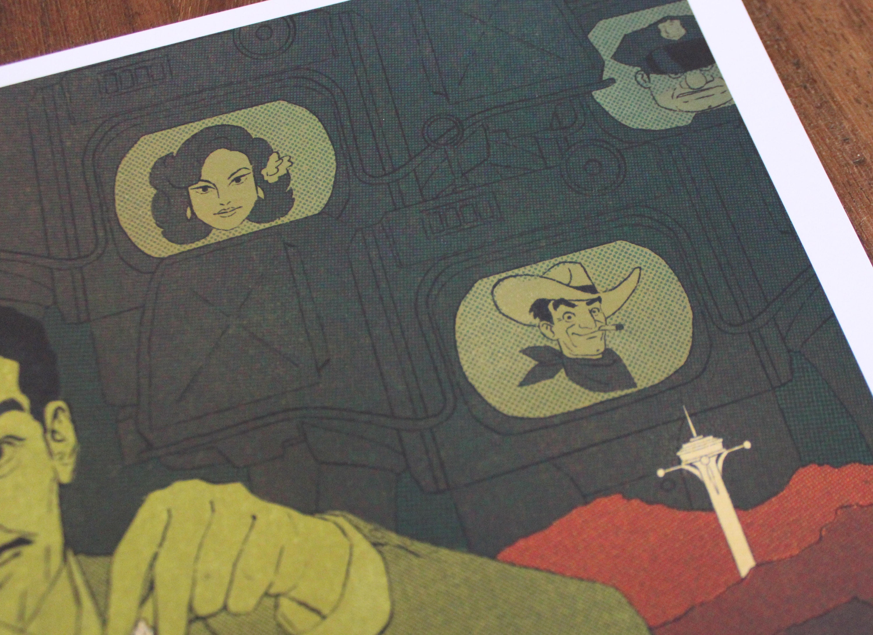 Fallout New Vegas Inspired Mr House Art Print - Retro Comic Book Style ...