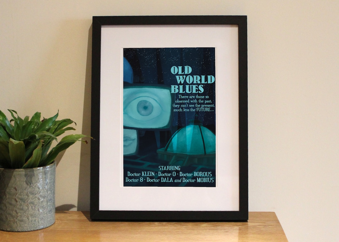 Fallout New Vegas Inspired Old World Blues Art Print - Retro Horror ...