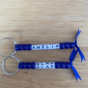 Personalised Name Keyrings - Etsy UK