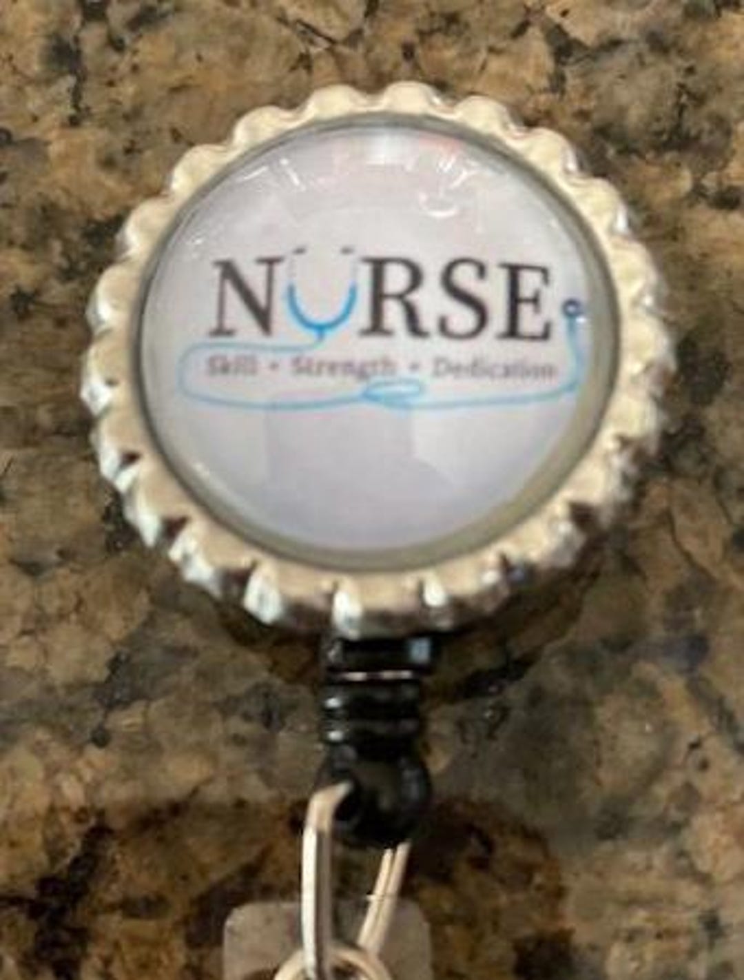 Magnetic Retractable ID Badge Reel - Etsy