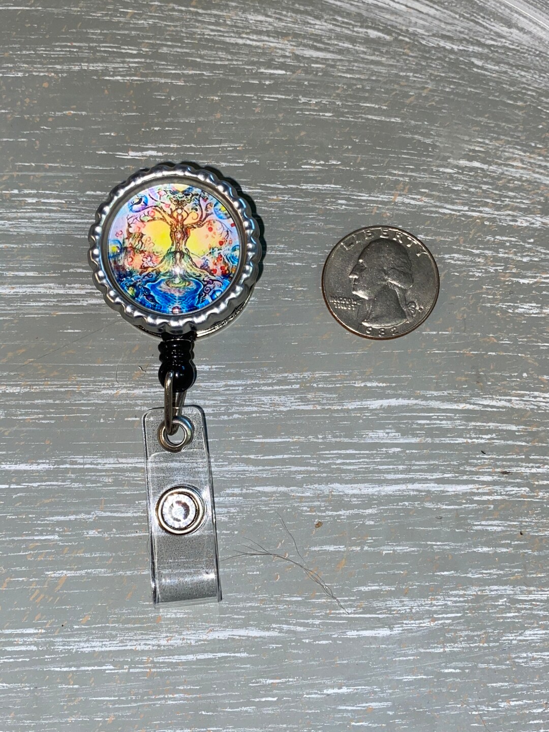 Magnetic Retractable ID Badge Reel - Etsy