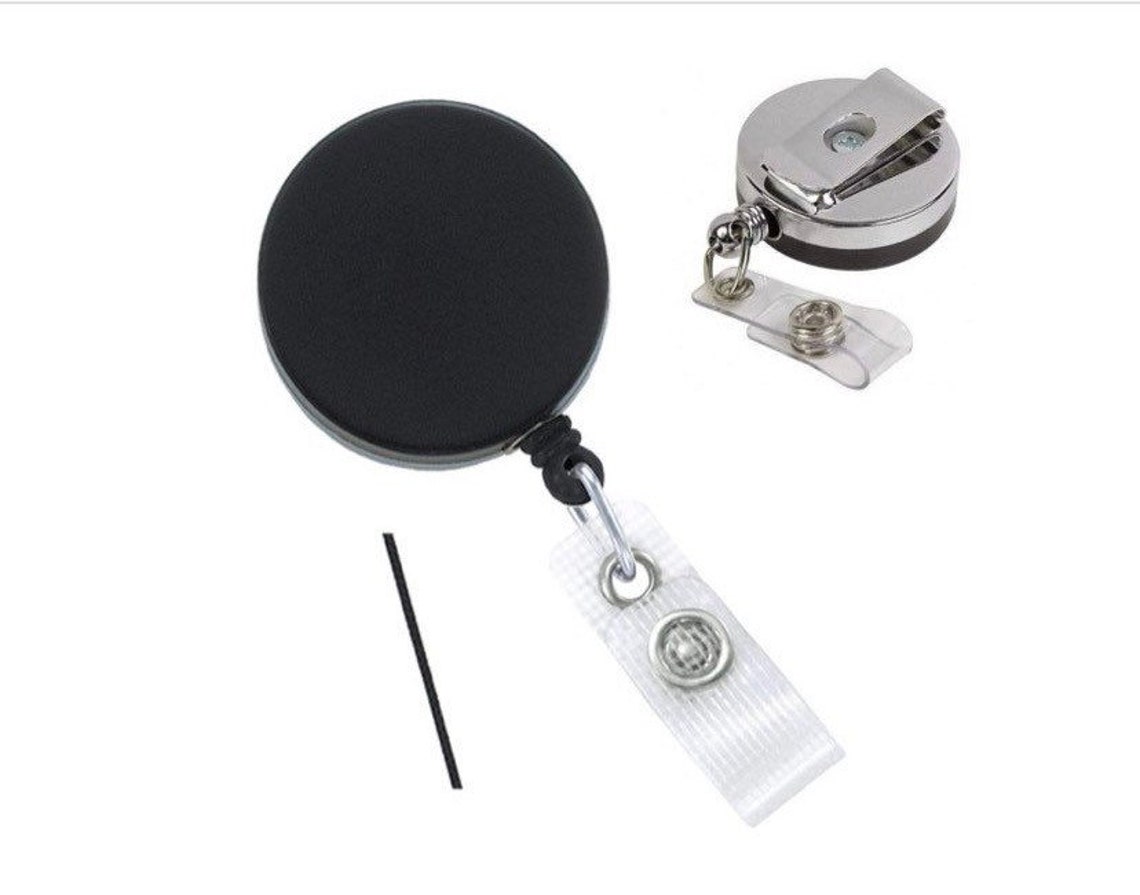 Magnetic Retractable ID Badge Reel - Etsy Ireland