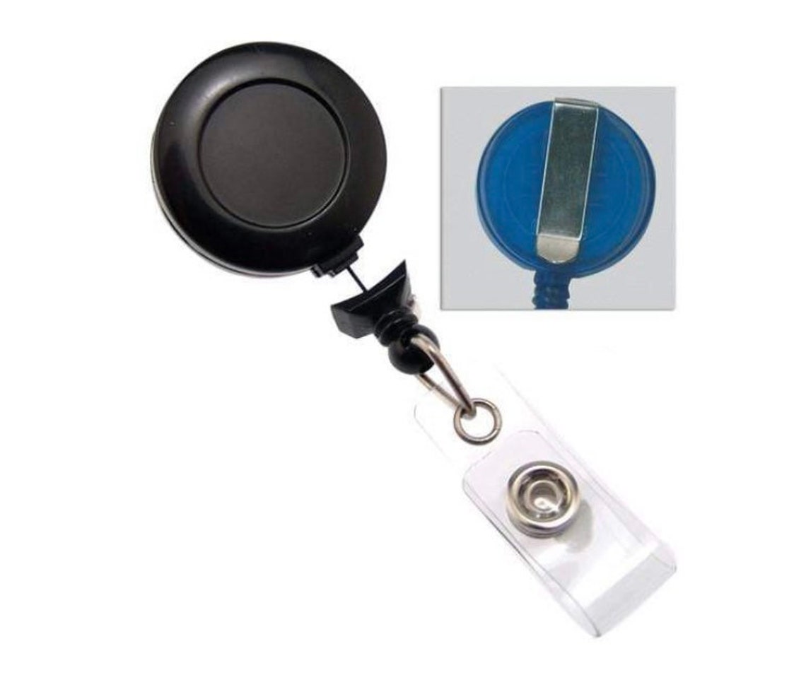 Magnetic Retractable ID Badge Reel | Etsy