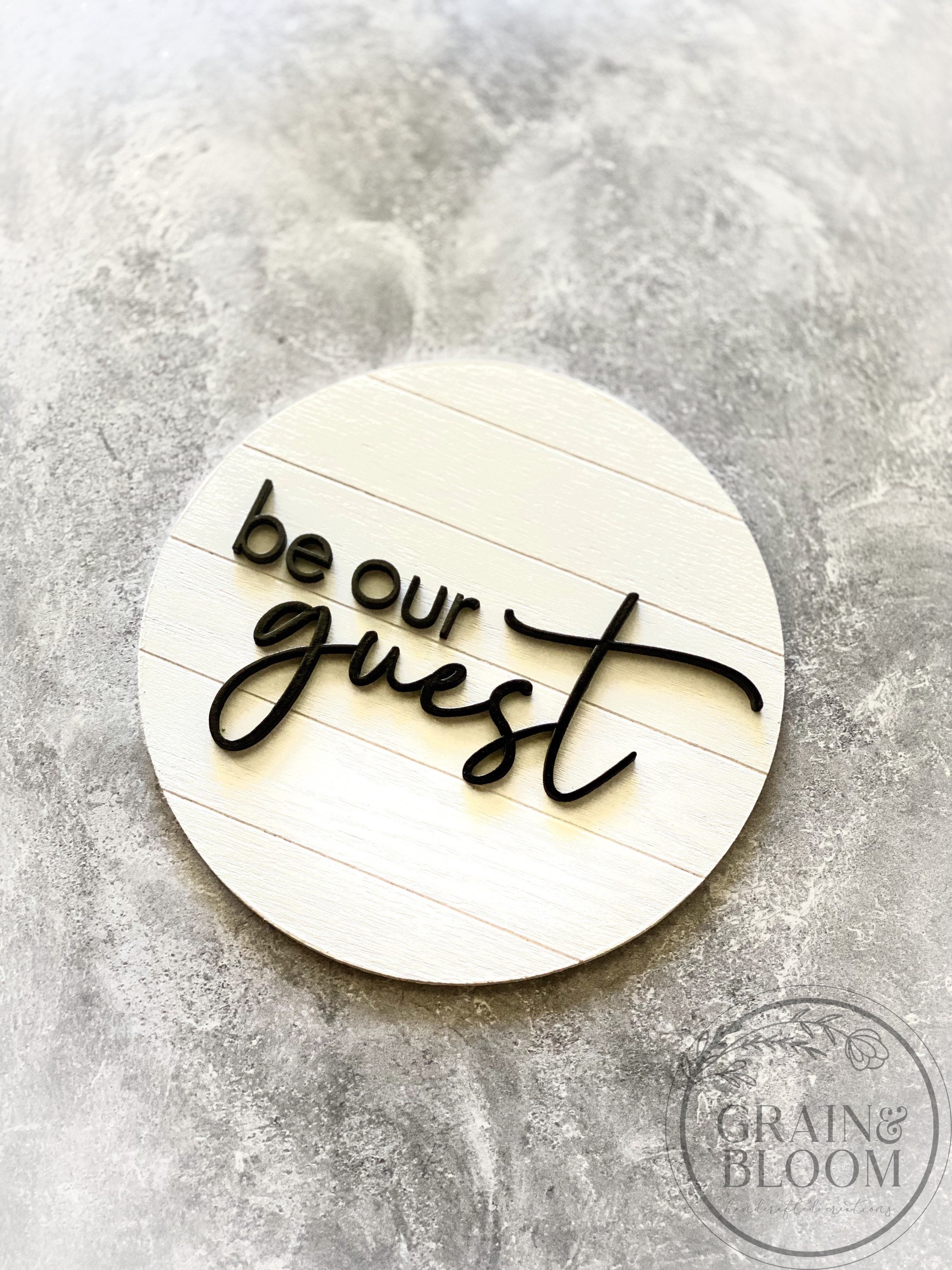 Be Our Guest Sign | Airbnb Decor | Shiplap Sign Housewarming Gift ...