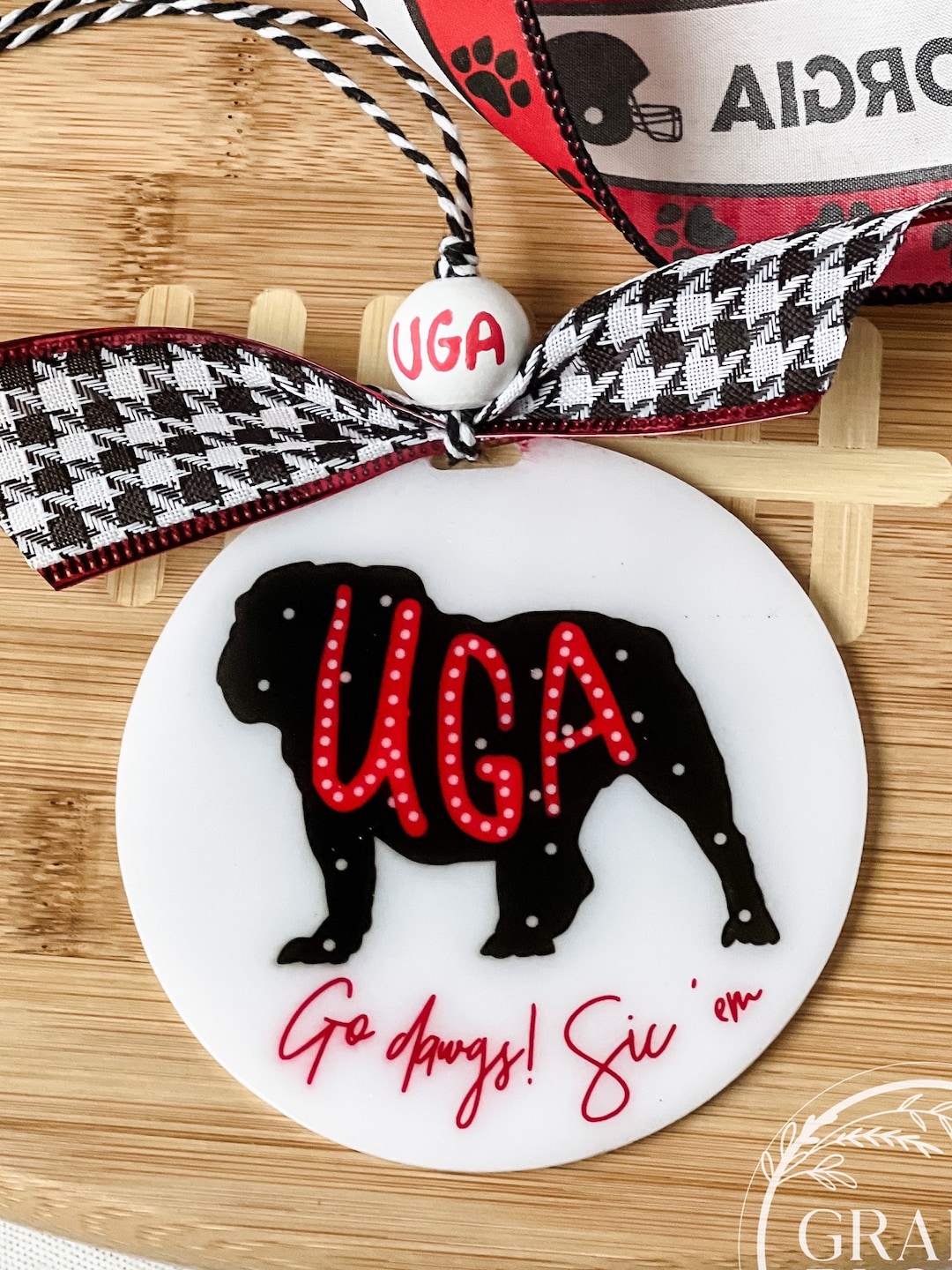 Georgia Ornament | UGA Ornament | DAWGS Ornament | Athens | UGA Fans ...